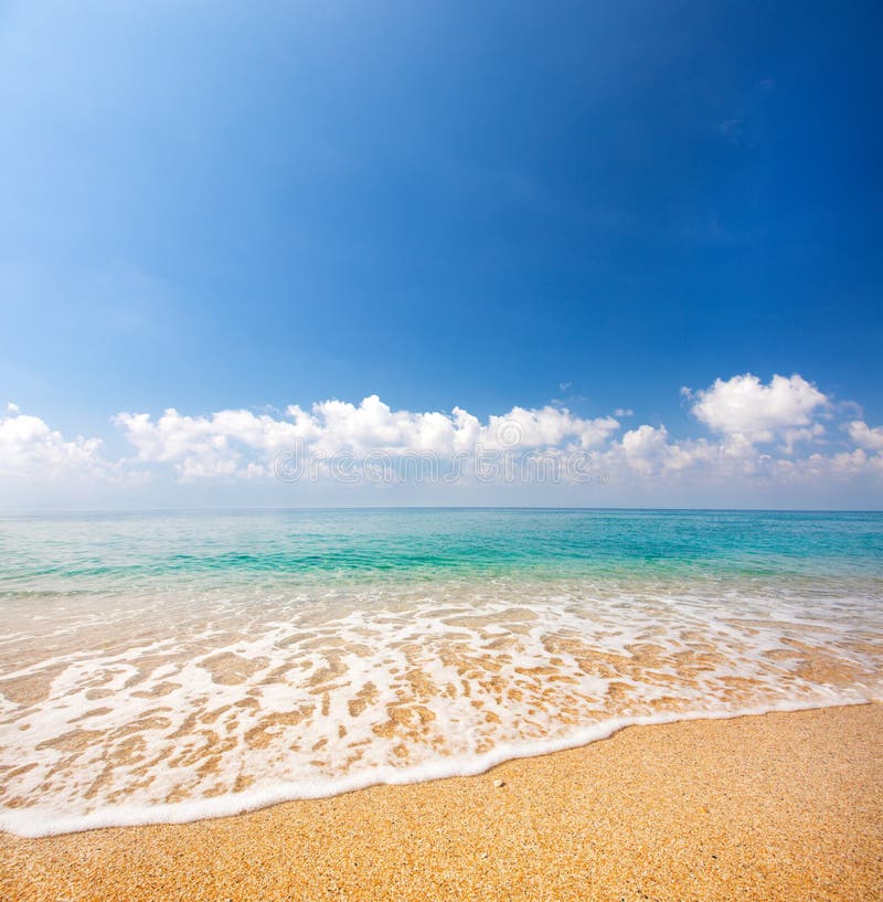 Beach and Tropical Sea. Koh Samui, Thailand Stock Image - Image of ...