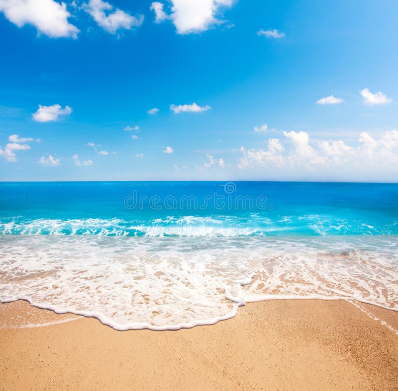 Beach and Tropical Sea. Koh Samui, Thailand Stock Image - Image of ...