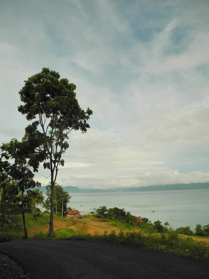 Beautiful Beach View from Street Stock Image - Image of autumn, coast ...
