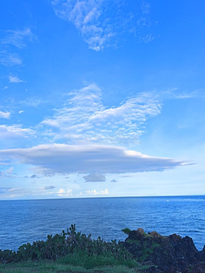 Beautiful Beach View on a Sunny Day ,nature Views Stock Photo - Image ...