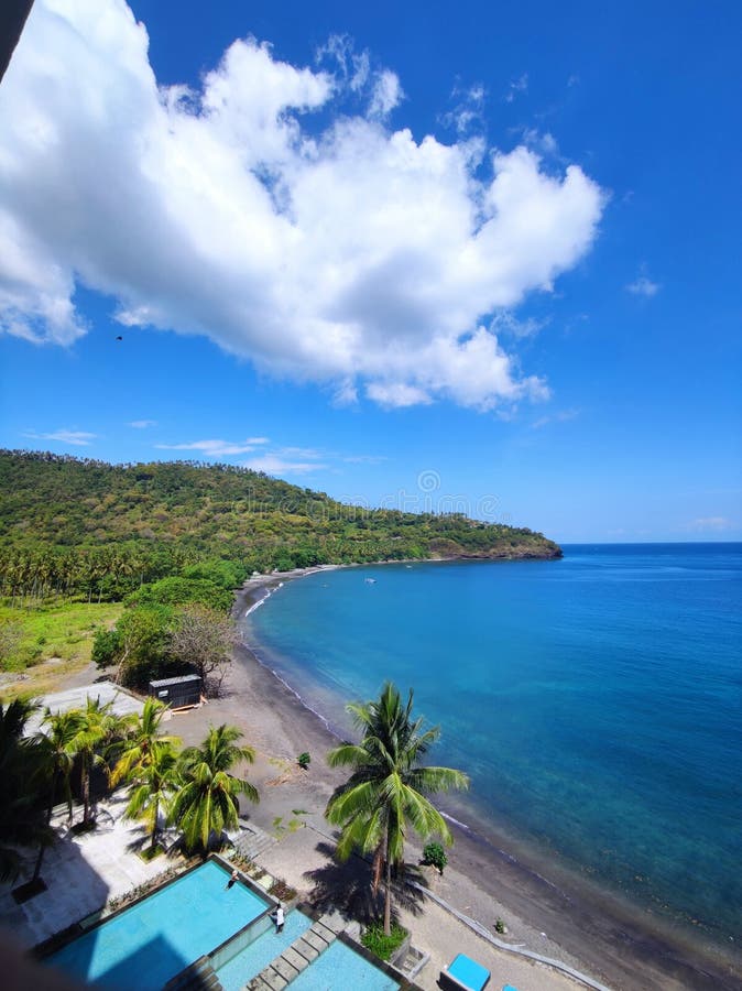 Beautiful Beach Views on the Island of Lombok Stock Image - Image of ...