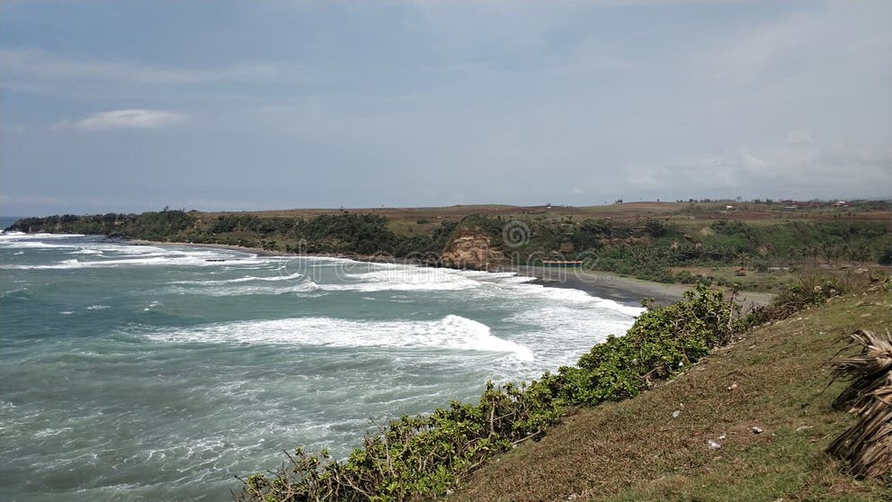 Beautiful Beach on West Java Stock Image - Image of java, shore: 201233727