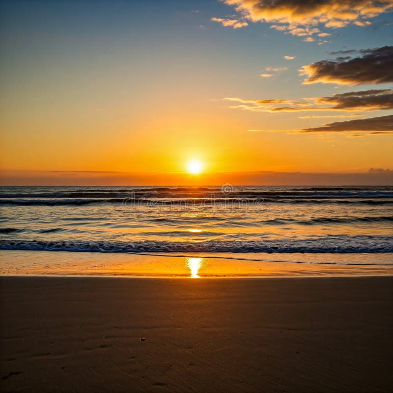 Beautiful Beaches in Indonesia Stock Photo - Image of laut, senja ...