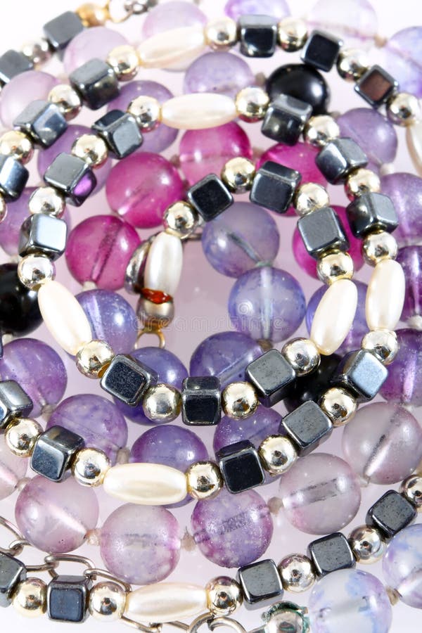 Beautiful beads stock image. Image of beauty, glass, amethyst - 11201199