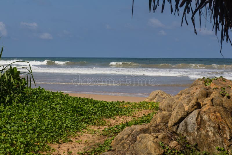 Beautiful beatch stock image. Image of landscape, lagoon - 42034051