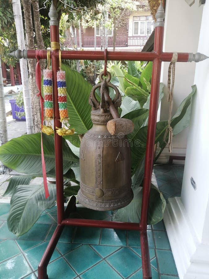 Beautiful Bell in the Temple. Stock Image - Image of temple, bell ...