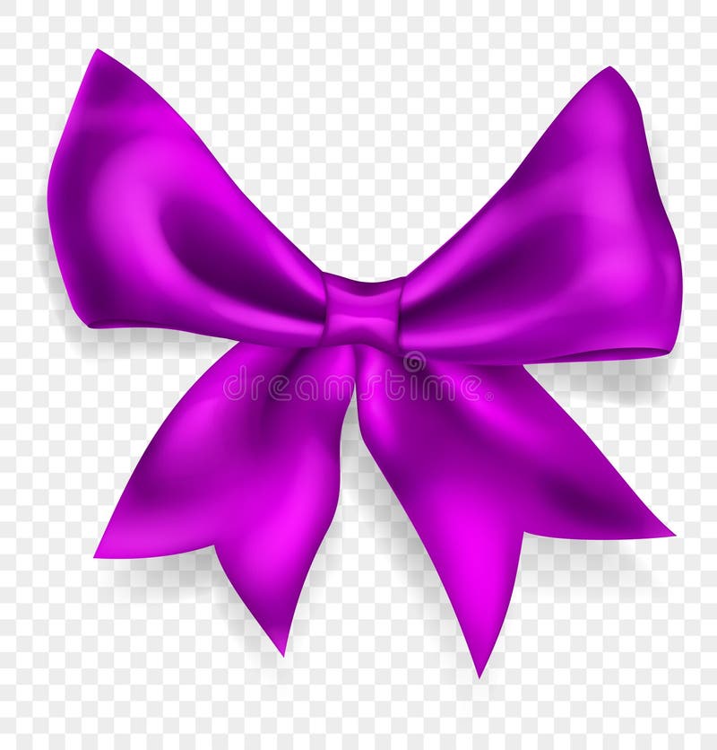 Big Shiny Purple Bow Ribbon White Stock Illustrations – 70 Big Shiny ...