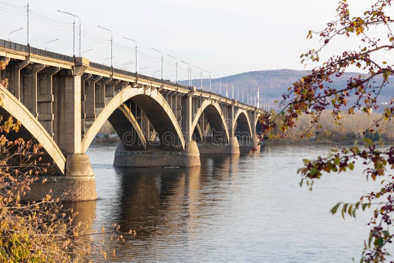 Beautiful Big Bridge Over the River Stock Photo - Image of bridge ...