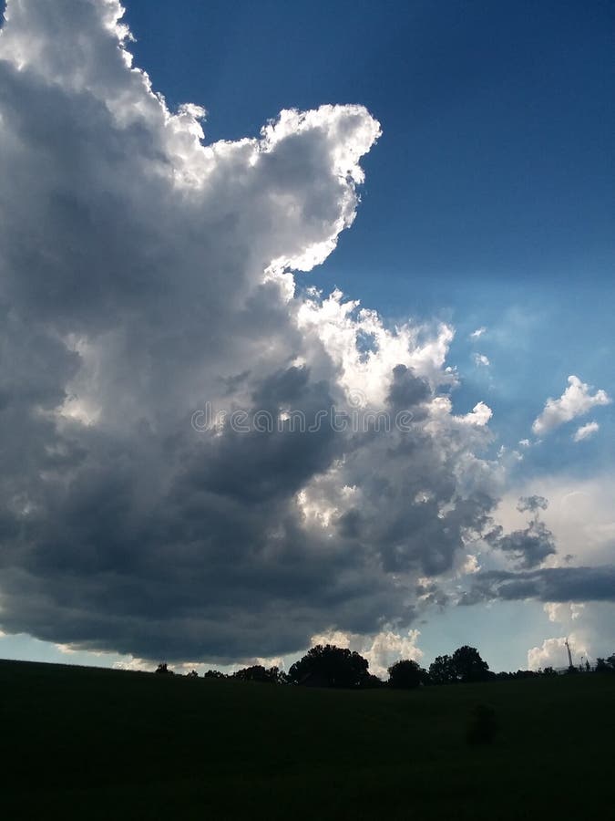 Beautiful big cloud stock image. Image of fluffy, cloud - 151921819