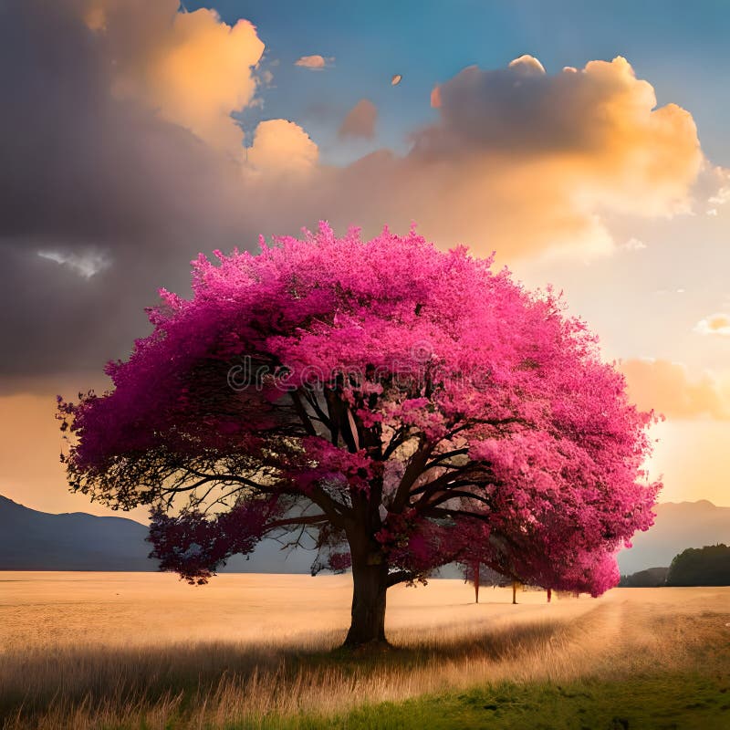 Beautiful Tree Underwater - Ai Generated Image Stock Illustration ...