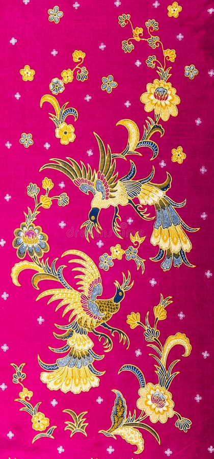 Beautiful Flower Bird Batik Pattern Stock Photos - Free & Royalty-Free ...