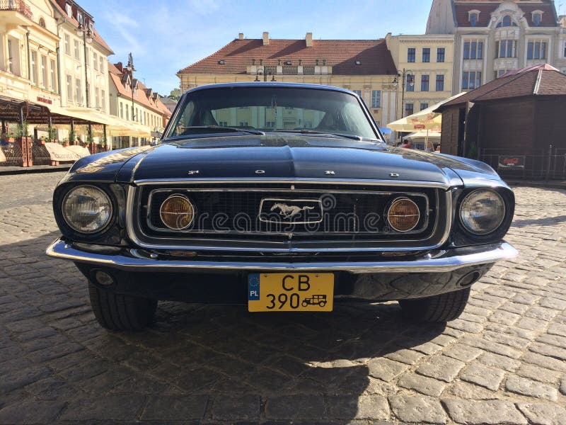 A Beautiful Black Ford Mustang Editorial Image - Image of ...