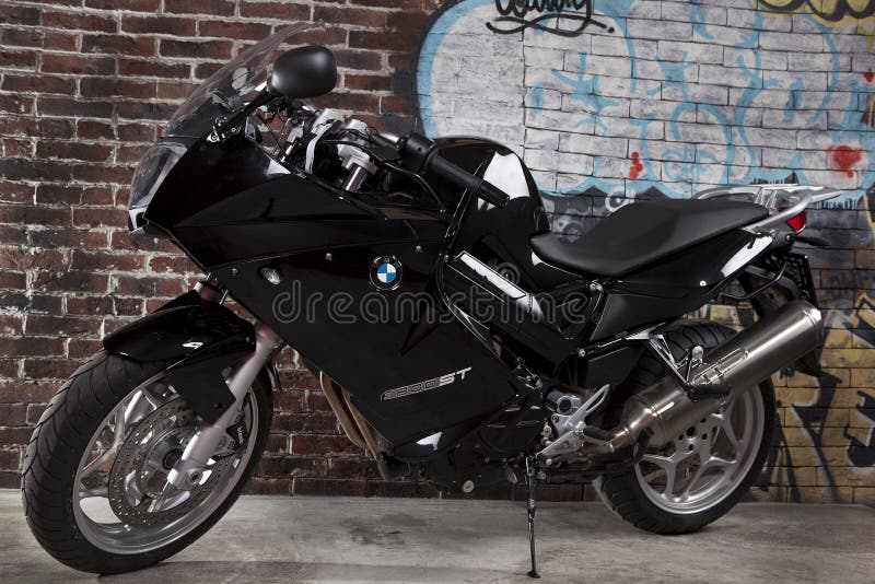 Beautiful black motorcycle editorial image. Image of chrome - 19223385