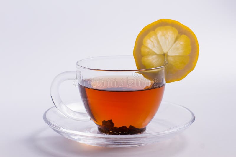 Beautiful Black Tea with Lemon. Stock Image - Image of leaf, healthy ...