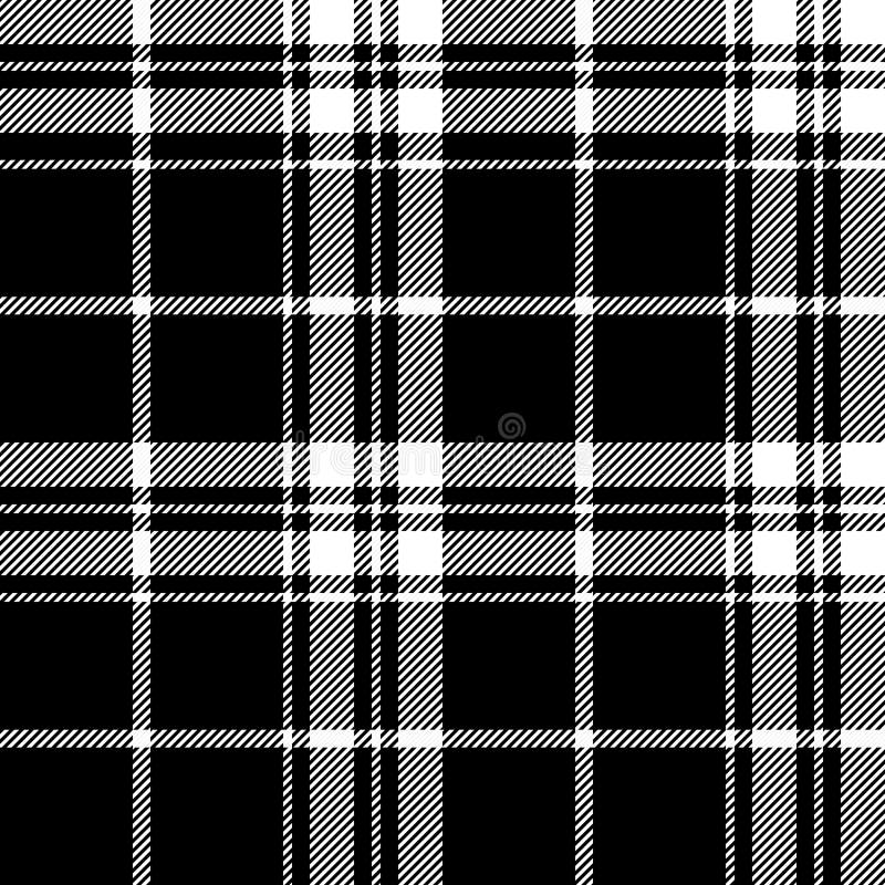 Beautiful Black and White Plaid Seamless Repeat Pattern. it is a ...