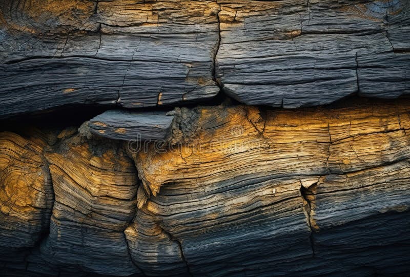 Beautiful Black Wood Texture Stock Illustration - Illustration of ...