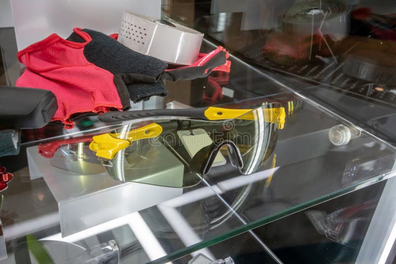 Beautiful Sun Glasses on the Display Shelf Stock Image - Image of ...