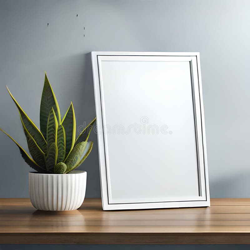 Beautiful Blank Frame Concept Stock Illustration - Illustration of ...