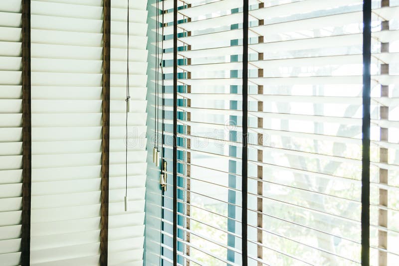 Beautiful Blinds Window Decoration Interior of Room Stock Photo - Image ...