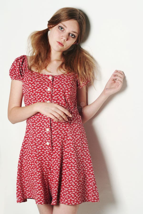 Beautiful Blond Sad Model Girl Stock Image - Image of beauty, eyes ...