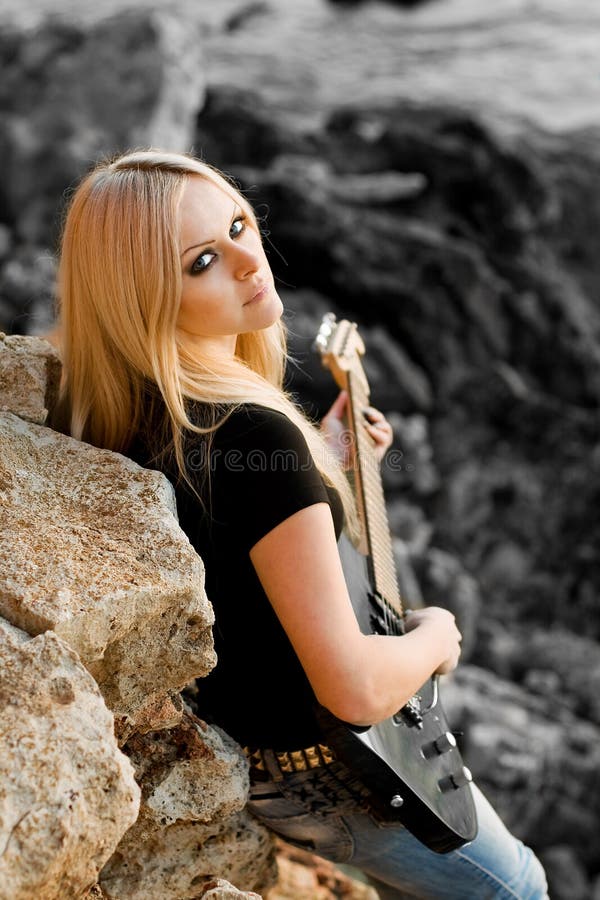 2,411 Beautiful Blonde Girl Guitar Stock Photos - Free & Royalty-Free ...