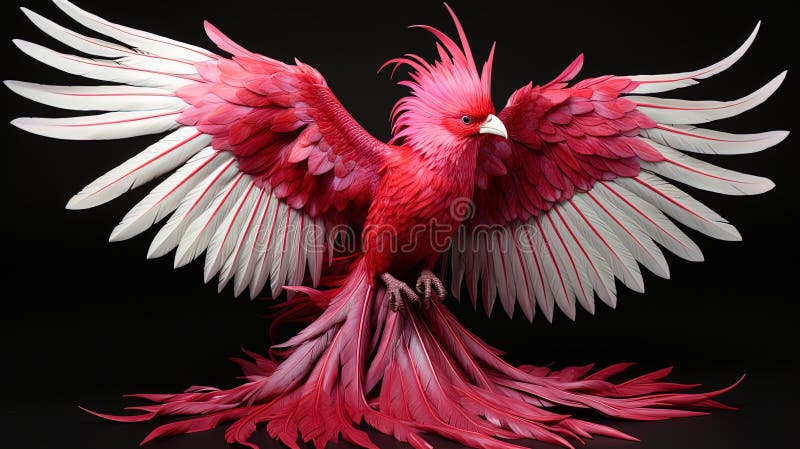 A Beautiful Bloodworm, Soaring into the Sky, Like a Magical Messenger ...