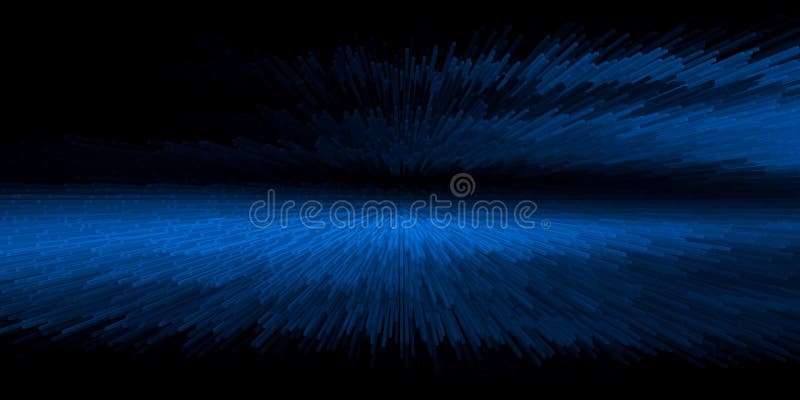 Blue Abstract Background with 3d Pyramid Extrude Stock Illustration ...