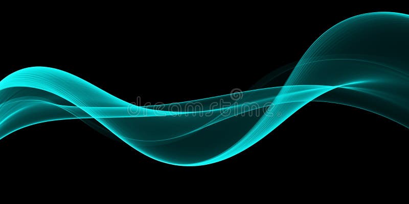 Blue Abstract Lines Swoosh Wave Smooth Wave Border Background Wave Blue ...