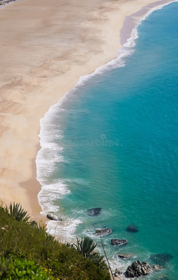Beautiful blue beach stock photo. Image of water, wave - 35892786