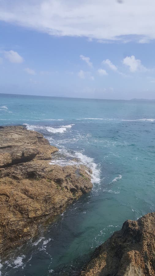 Beautiful Blue Beaches stock image. Image of cape, tower - 248162889