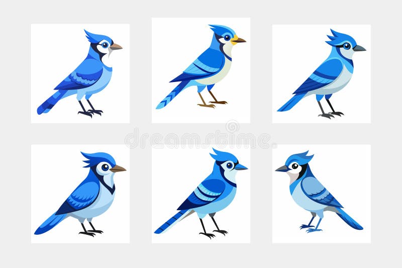 A Beautiful Blue Bird Vector Art Illustration Stock Vector ...