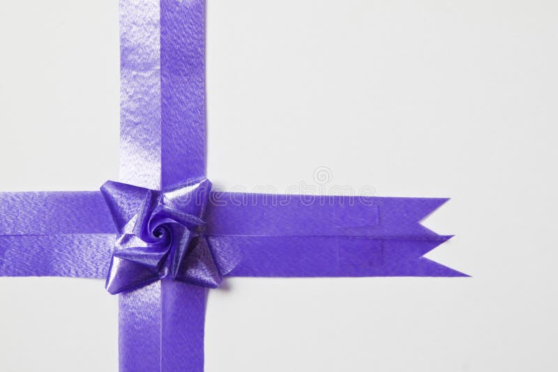 Beautiful blue bow stock image. Image of satin, present - 18707909