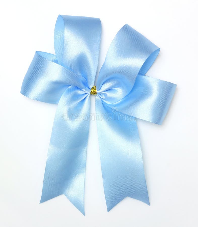 Beautiful blue bow stock image. Image of blue, textile - 22591763