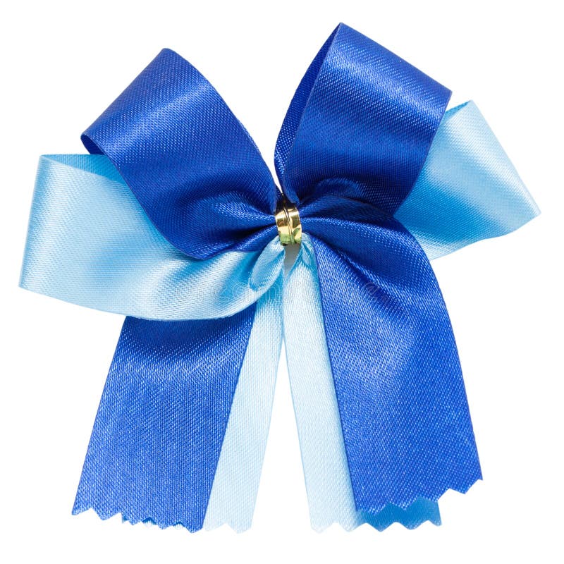 Beautiful blue bow stock photo. Image of textile, events - 45048240