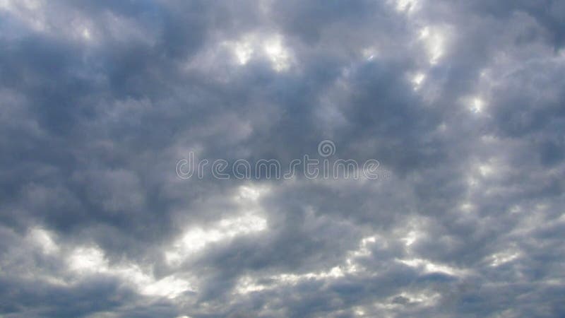 Beautiful Blue Clouds in the Sky. Volumetric Light Effect Stock Footage - Video of strato ...