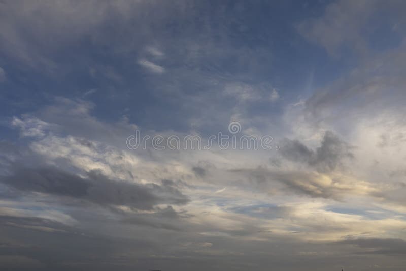 Beautiful Blue Cloudy Sky. Nature Background for Design Purpose Stock Photo - Image of ...