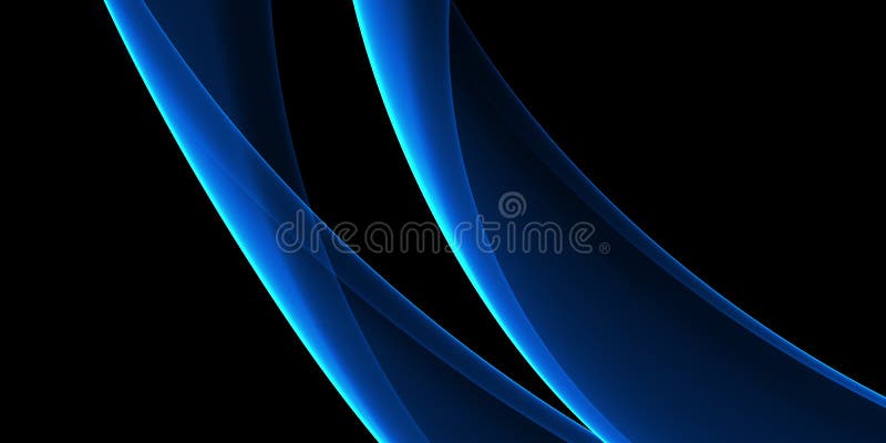 Blue Color Abstract Transparent Soft Wave Design Element Stock ...