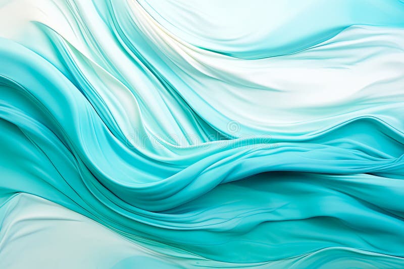 A Beautiful Blue Color Wavy Effect for Your Desktop Stock Image - Image ...
