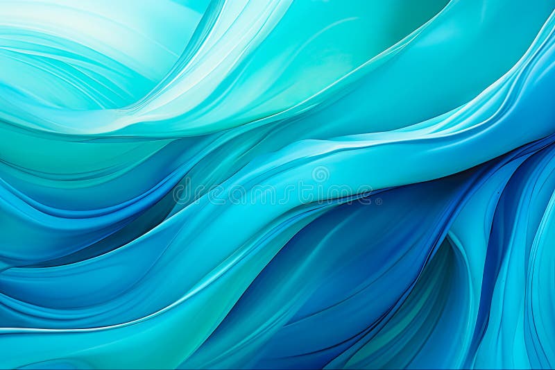 A Beautiful Blue Color Wavy Effect for Your Desktop Stock Photo - Image ...