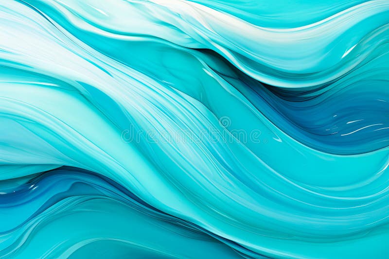 A Beautiful Blue Color Wavy Effect for Your Desktop Stock Photo - Image ...