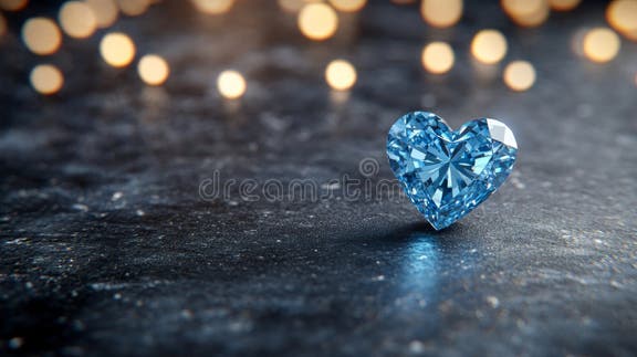The Beautiful Blue Crystal Has Sparkling Clear Facets and is Situated ...