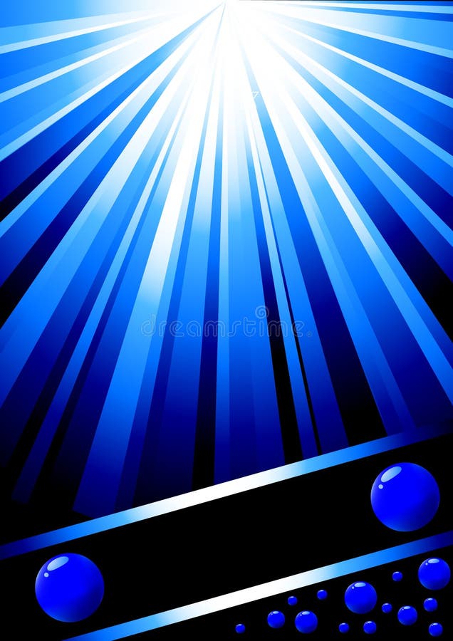 Beautiful Blue Design Template Stock Vector - Illustration of creation ...