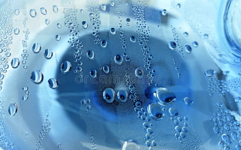 Beautiful Blue Dew Drops In Glass Stock Image - Image of drop, health ...