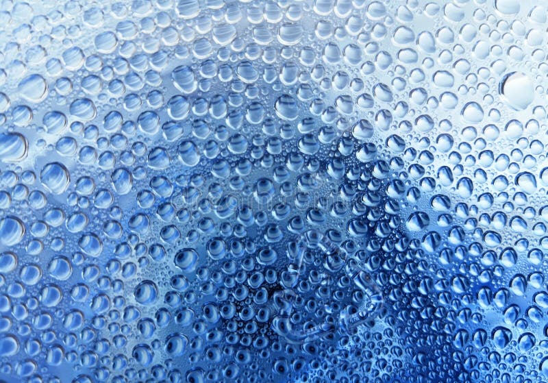 Beautiful Blue Dew Drops in Glass Stock Image - Image of health, aqua ...