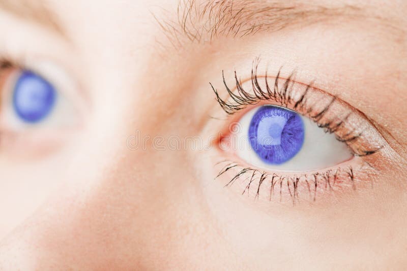 Beautiful blue eyes stock image. Image of human, iris - 130214951