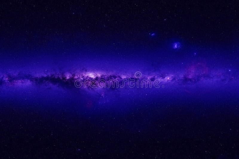 A Beautiful Blue Galaxy in Deep Space. Elements of this Image Furnished ...