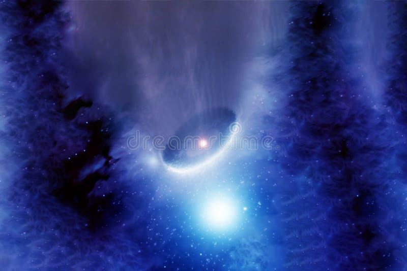 Beautiful Blue Galaxy in Deep Space. Elements of this Image Furnished ...