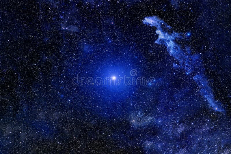 Beautiful Blue Galaxy in Deep Space. Elements of this Image Furnished ...