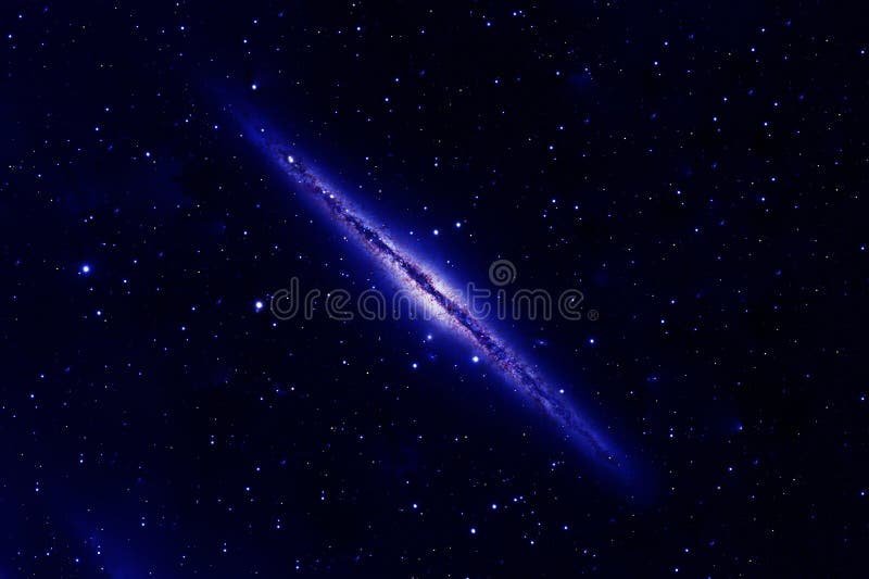 Beautiful Blue Galaxy in Deep Space. Elements of this Image Furnished ...