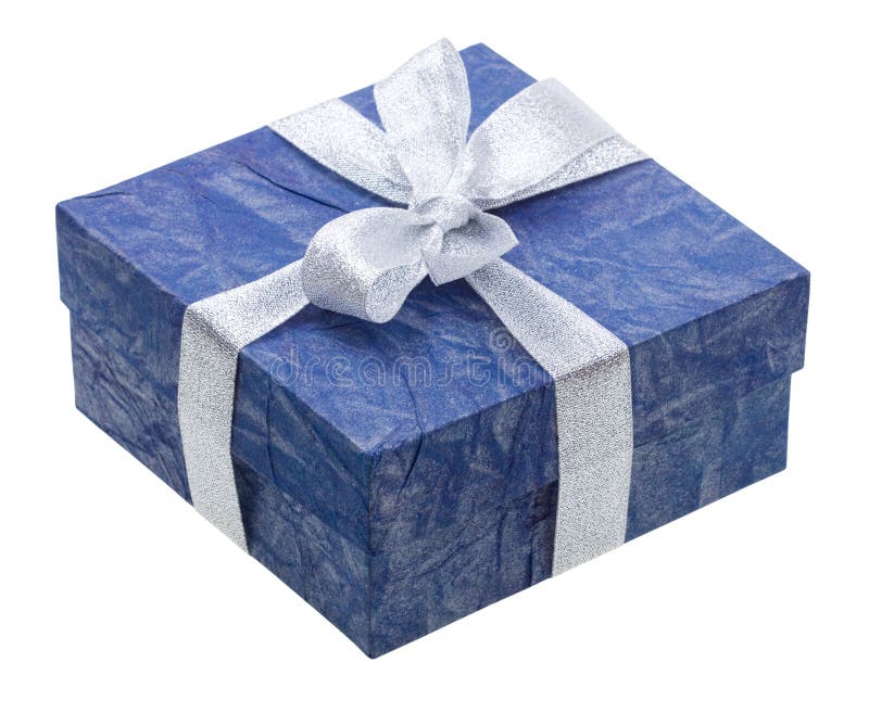 Gift box stock photo. Image of isolated, blue, decoration - 2952748